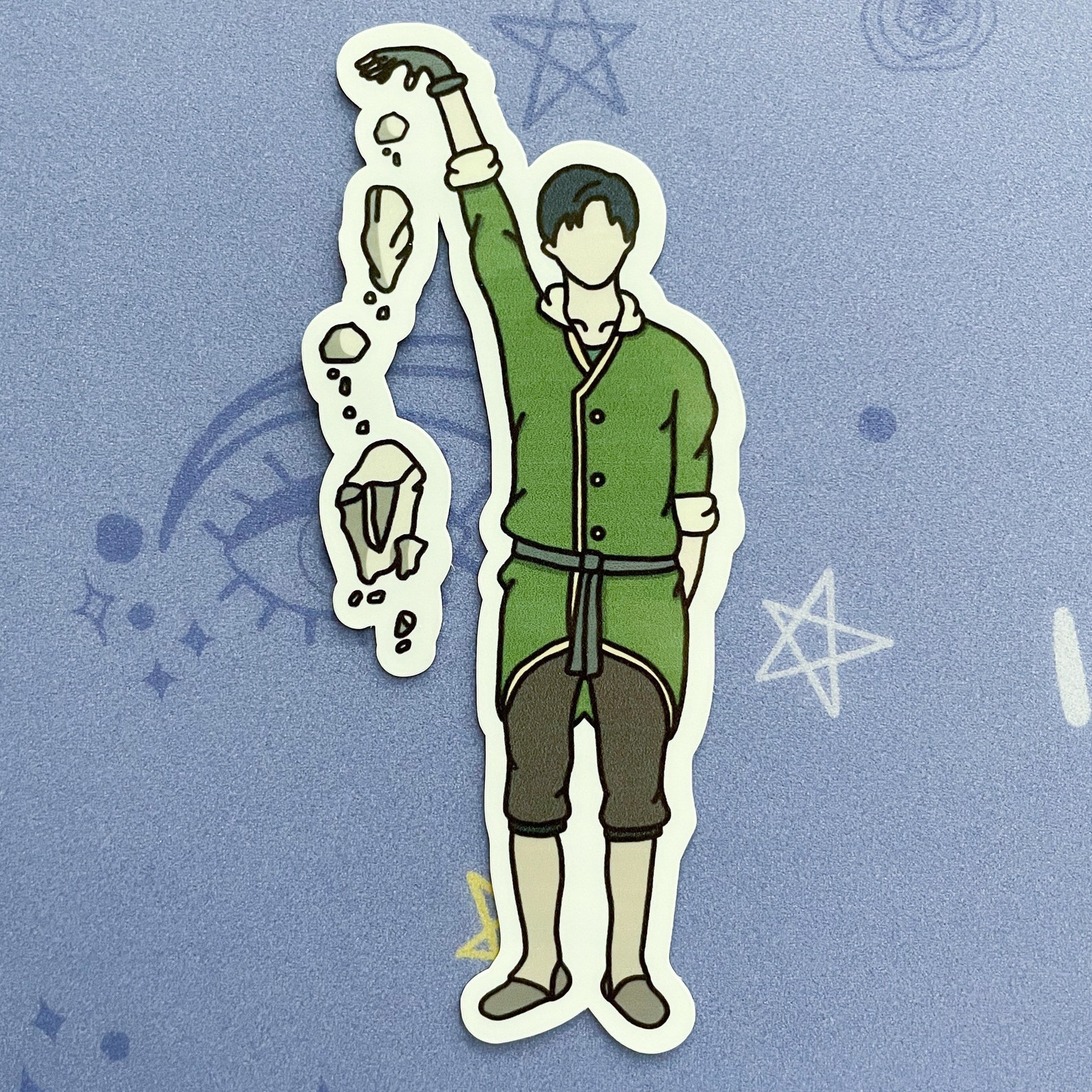 BTS as ATLA Benders Die Cut Stickers Matte, Waterproof, Laptop Sticker ...