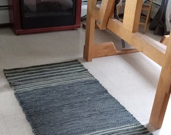 Handwoven Pendleton Wool Rag Rug 25 X 40 - Etsy