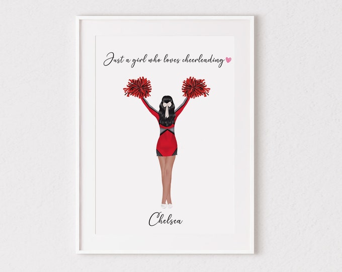 Personalized Cheerleader Note Cards - Cheer Coach Gift, Cheer Teammate ...