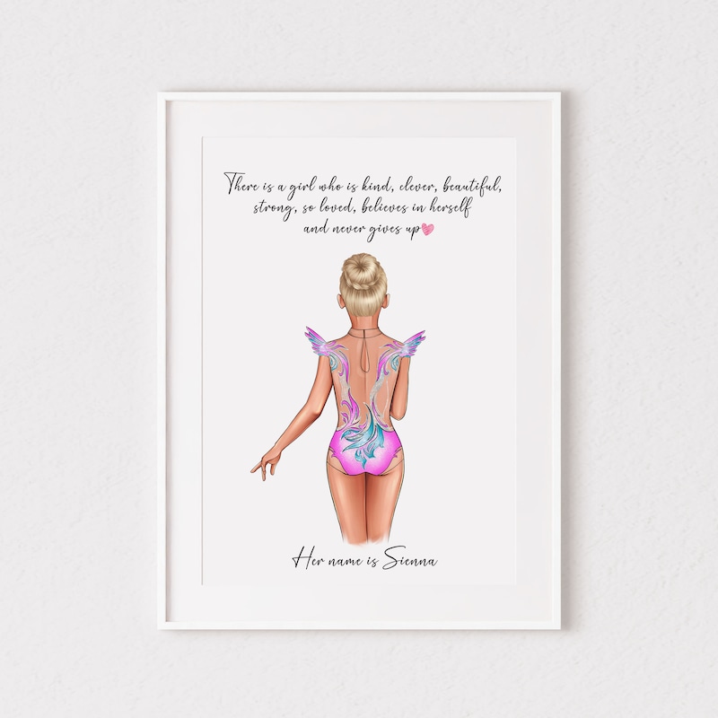 Girls Gymnastic Poster - Etsy UK