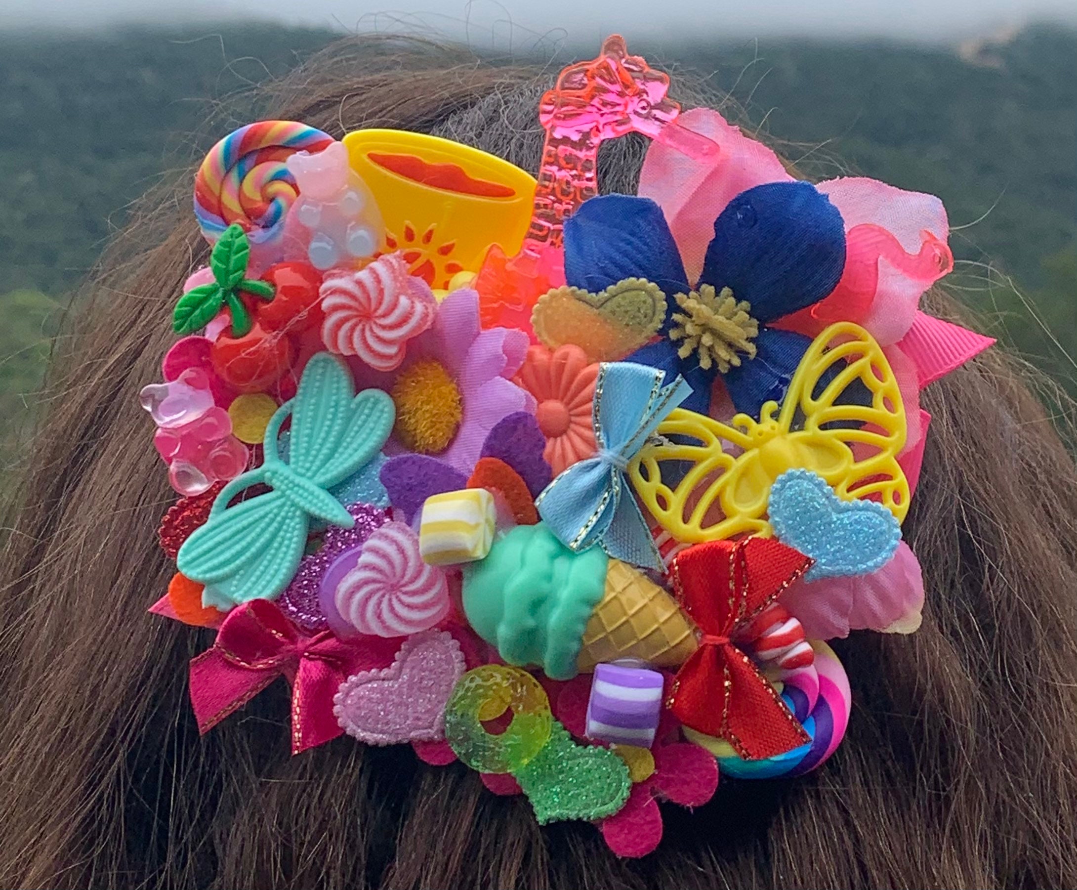 Well Have Fun Fun Fun Hair Clip. Hair Accessory. Enjoy and | Etsy