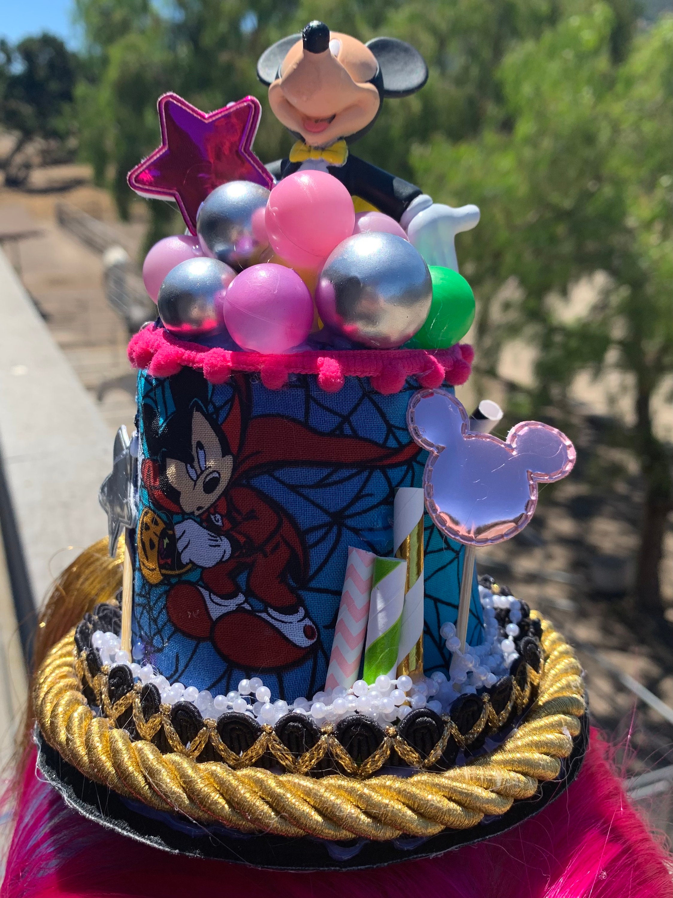 Mickey Mouse Disney Fascinator Top Hat | Etsy