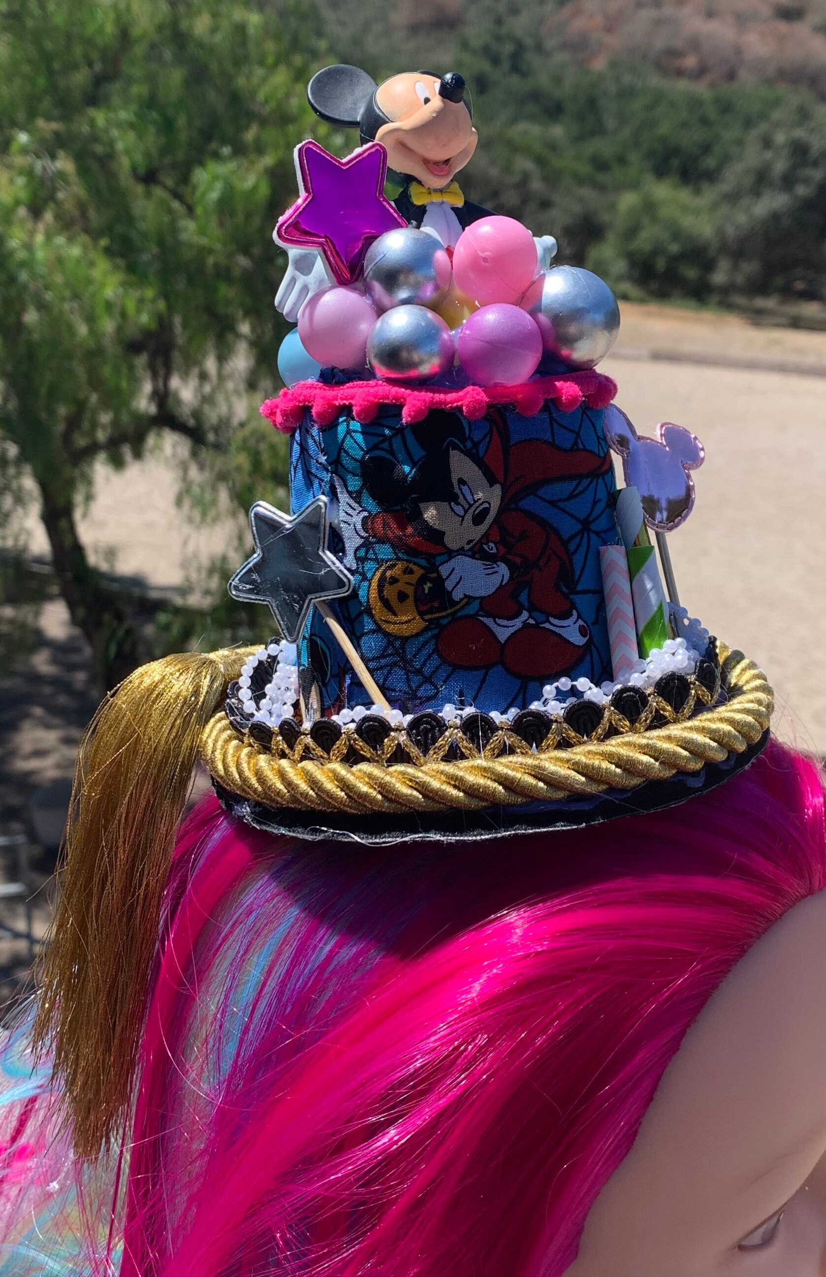 Mickey Mouse Disney Fascinator Top Hat | Etsy