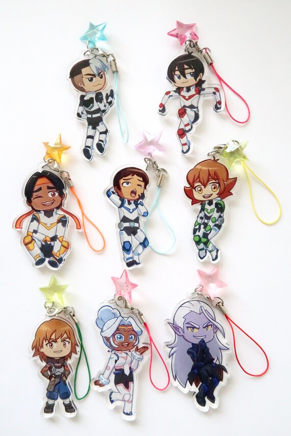 Voltron Legendary Defender Chibi 2-inch One-sided Acrylic | Etsy