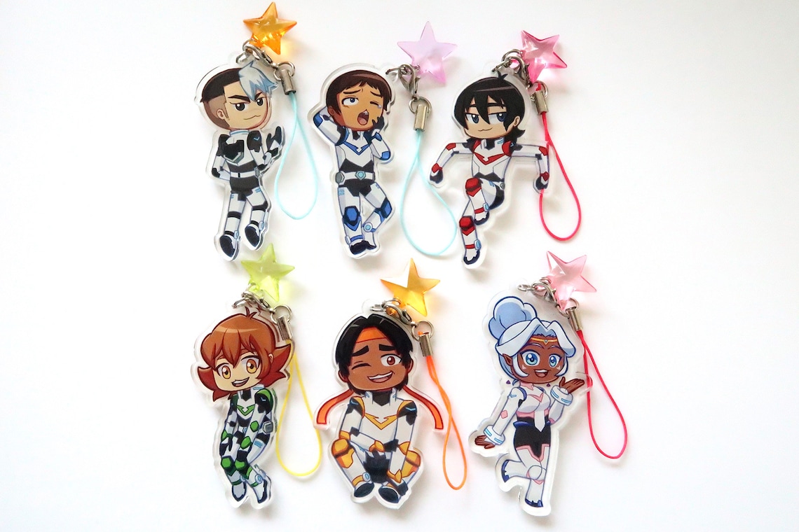 Voltron Legendary Defender Chibi 2-inch One-sided Acrylic | Etsy