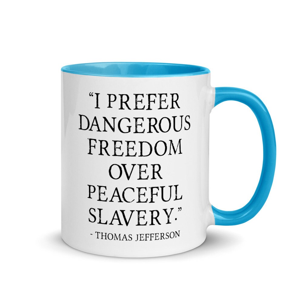 Conservative Coffee Mug I Prefer Dangerous Freedom - Etsy