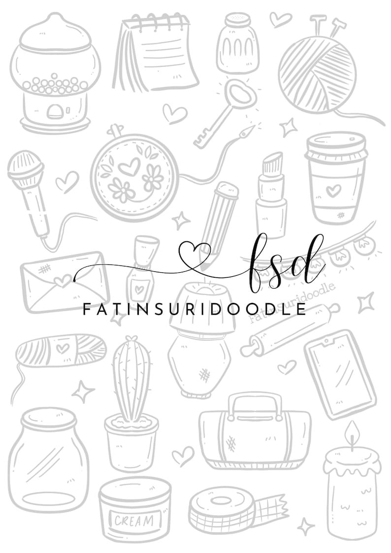 Printable Doodle Sheets for Kids and Adults Fun Coloring Page for Kids ...