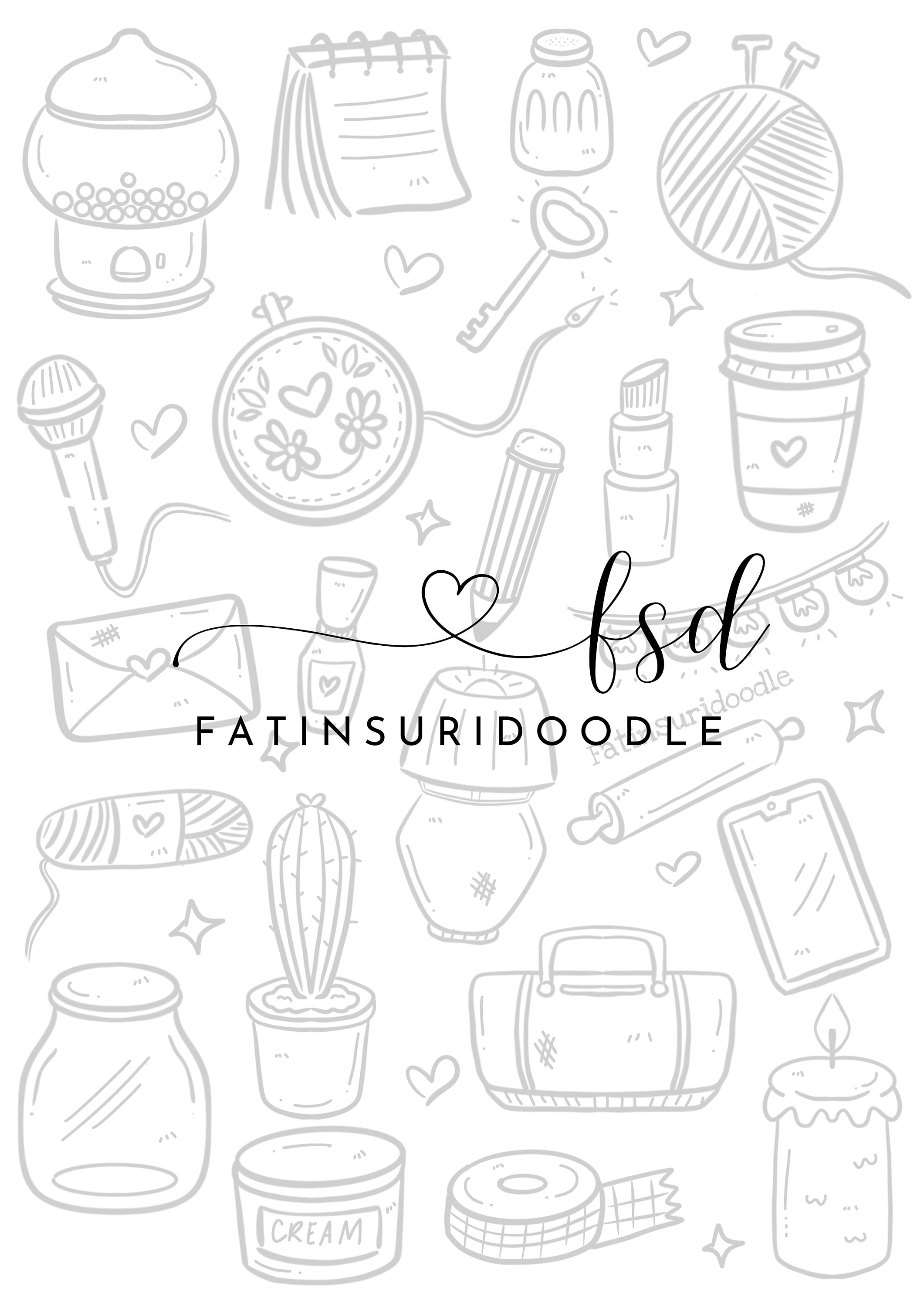 Printable Doodle Sheets for Kids and Adults Fun Coloring Page for Kids ...