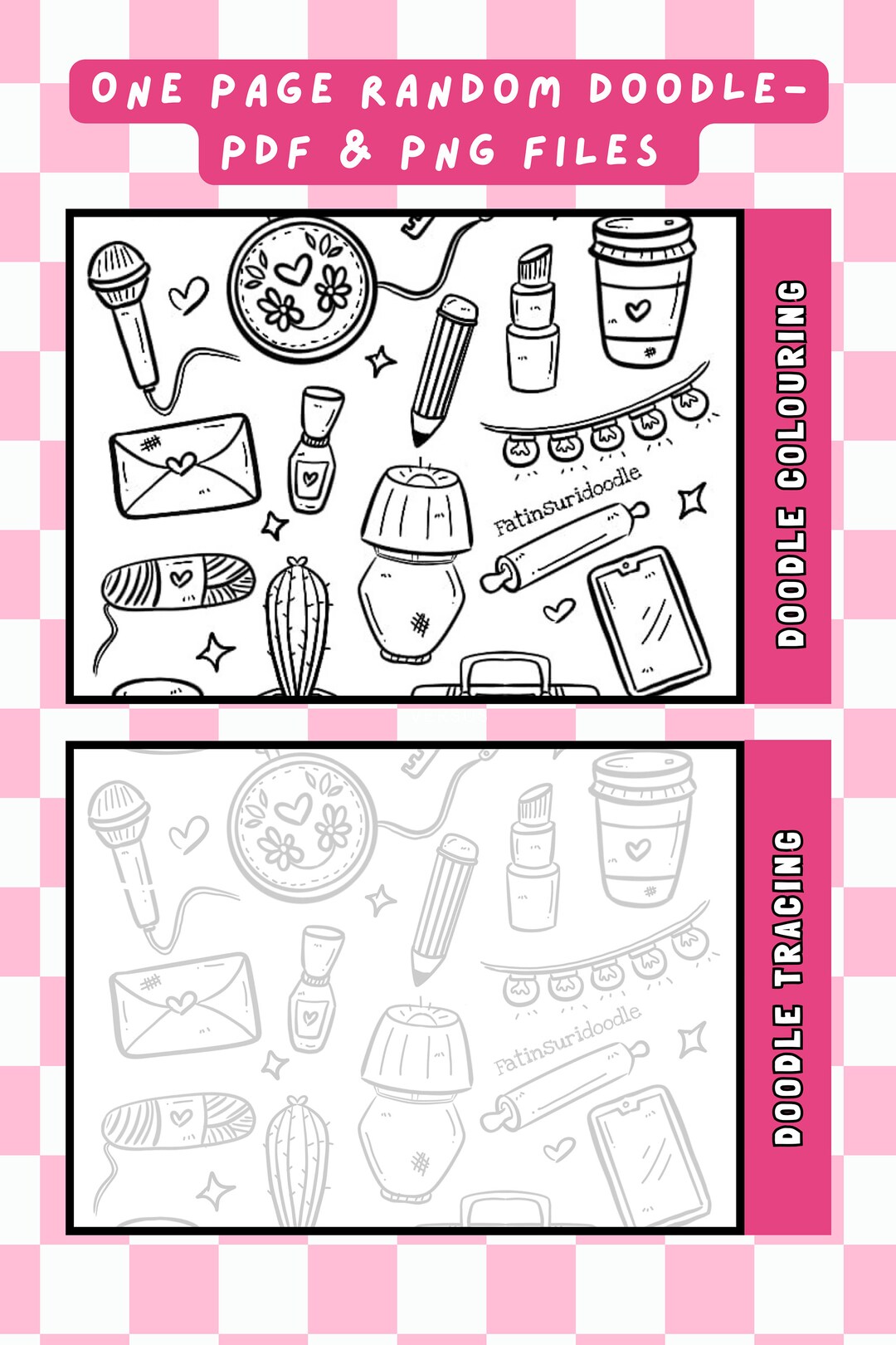 Printable Doodle Sheets for Kids and Adults Fun Coloring Page for Kids ...