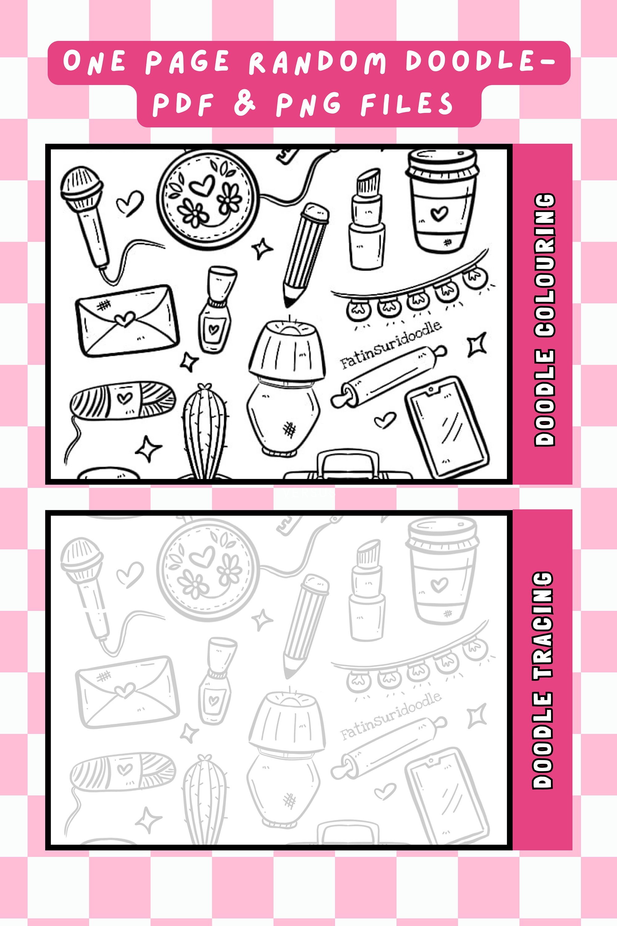Printable Doodle Sheets for Kids and Adults Fun Coloring Page for Kids ...