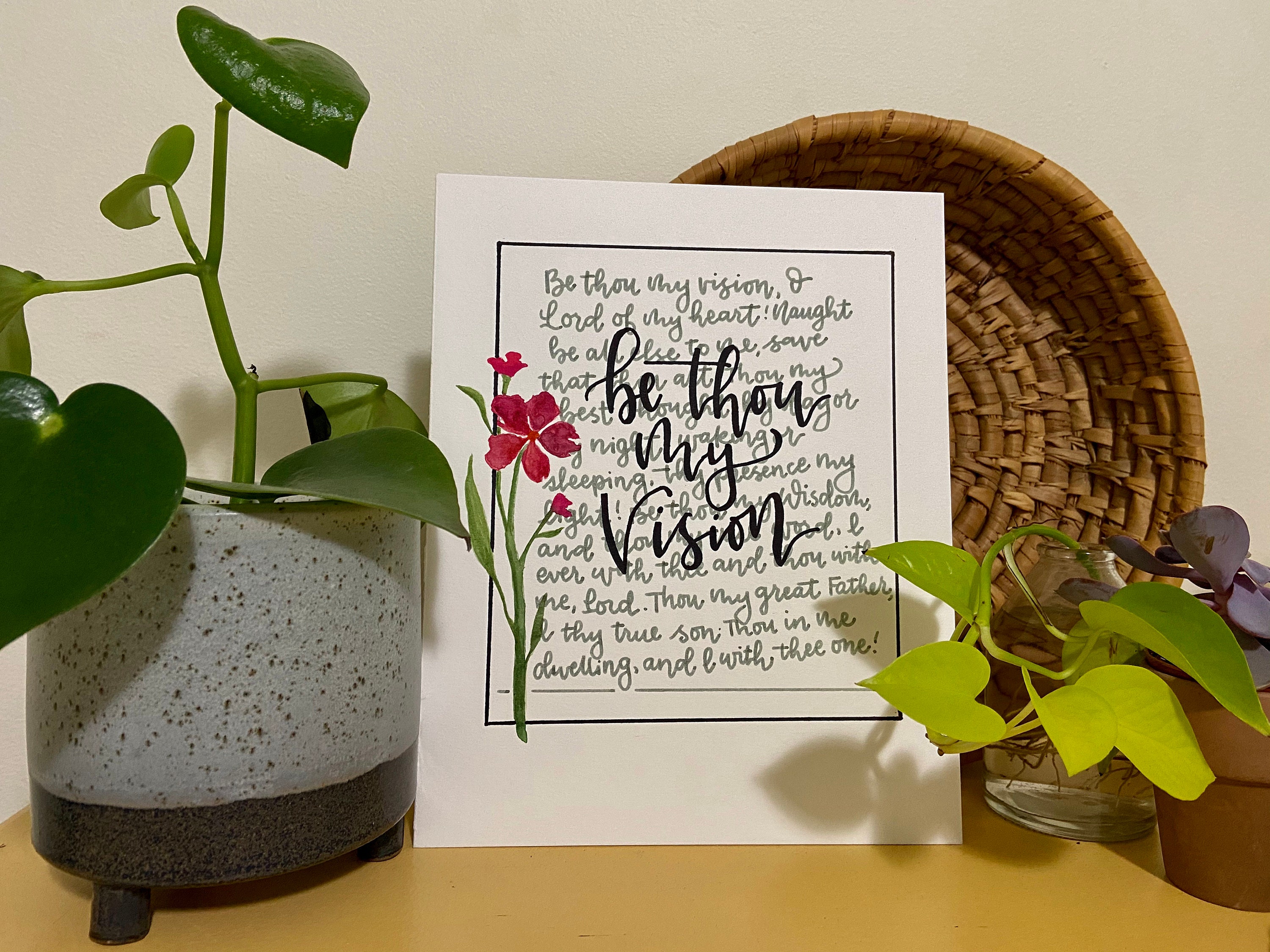 Be Thou My Vision Artwork - Etsy