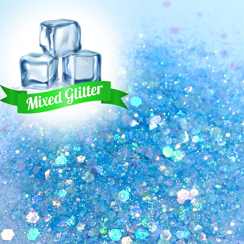 Blue Glitter - Etsy