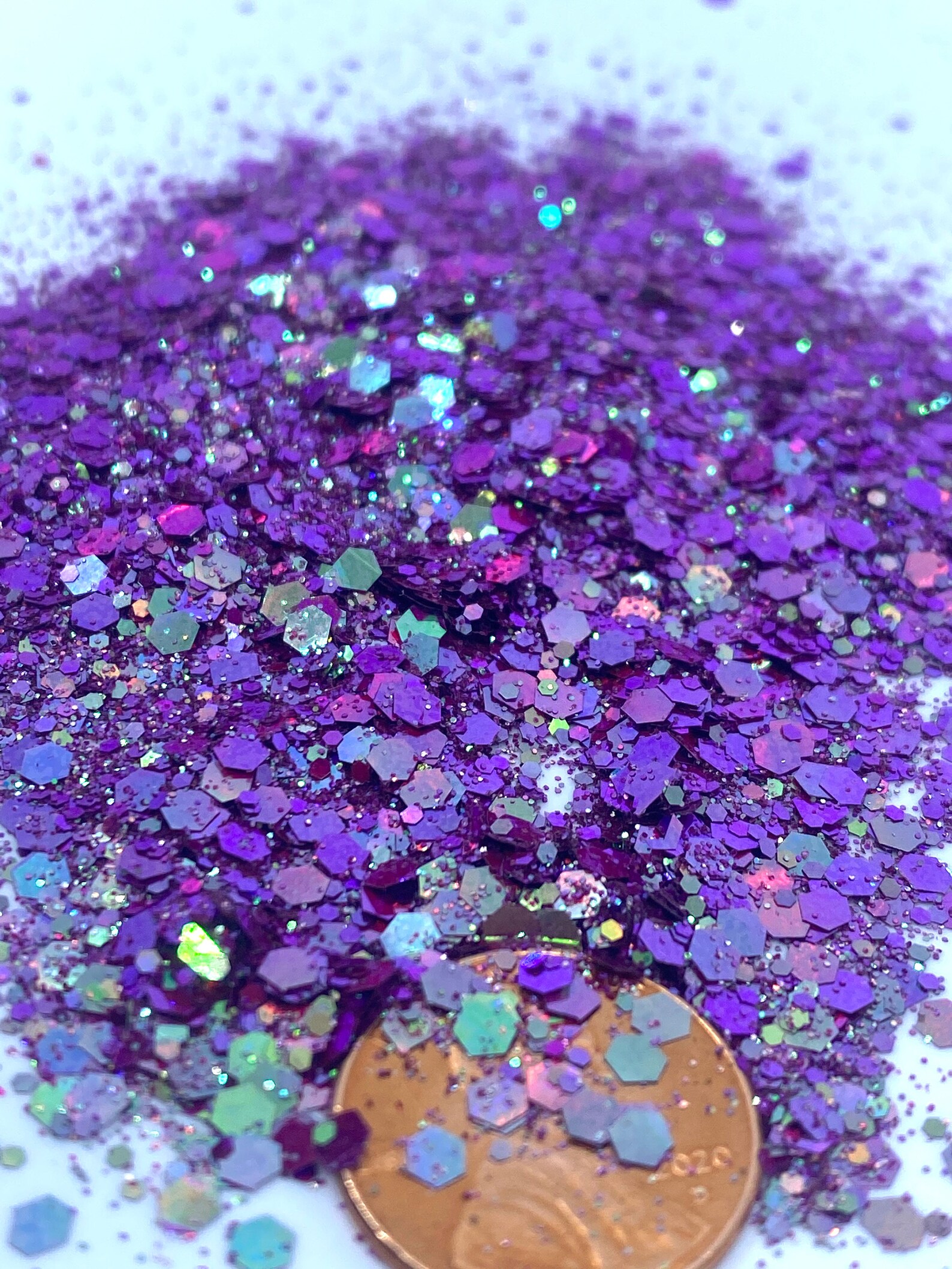 Purple Ivy Color Shifting Mixed Glitter Purple Green Tint - Etsy