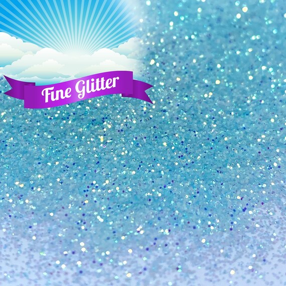 Sky Blue Fine Glitter Mix Solvent Resistant Glitter for - Etsy