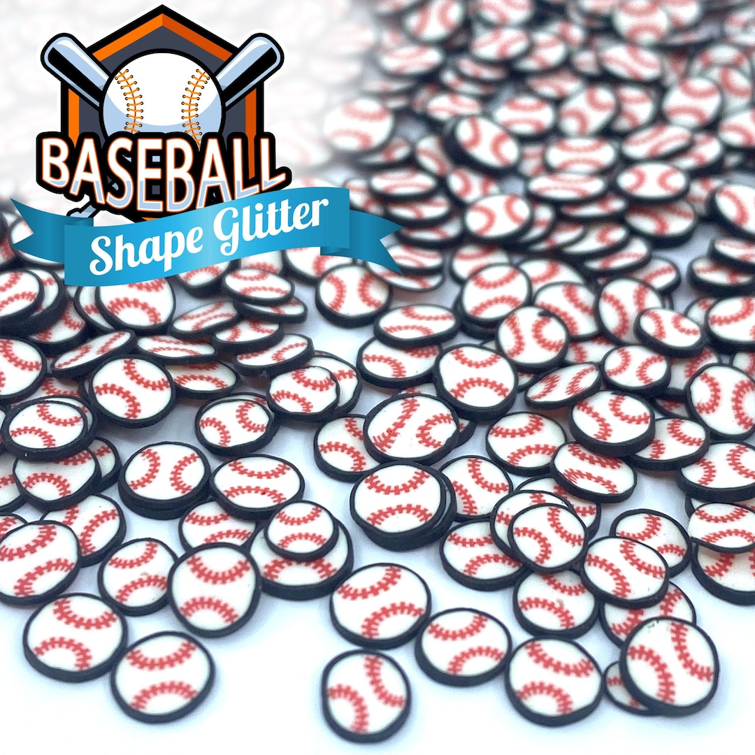 Baseball Shape Glitter Baseball Glitter Baseball Season Tumbler Glitter ...