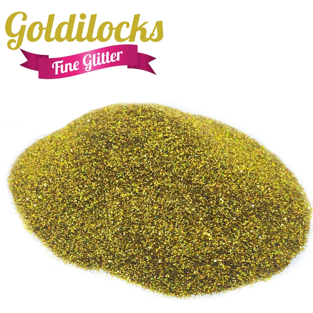Goldilocks, Gold Holographic Fine Glitter, Solvent Resistant, Shimmer ...