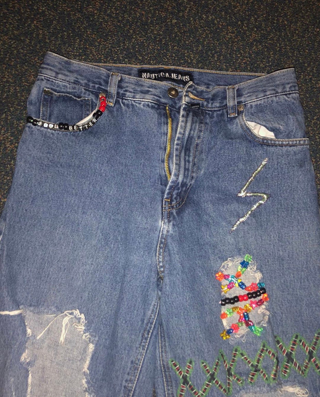 Custom Jeans - Etsy