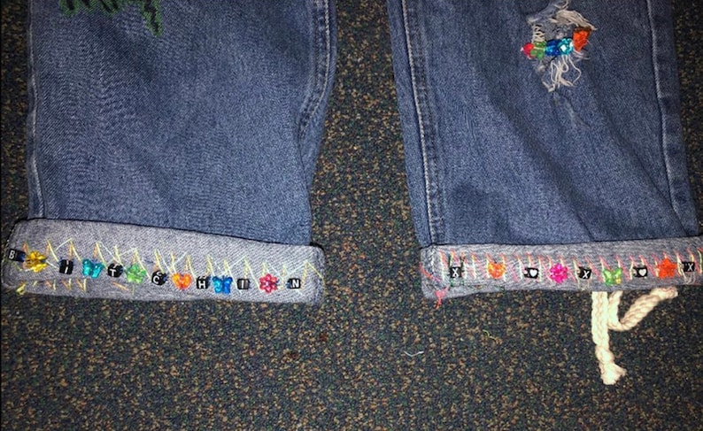 Custom Jeans - Etsy