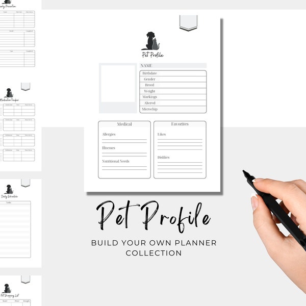 Pet Profile - Etsy