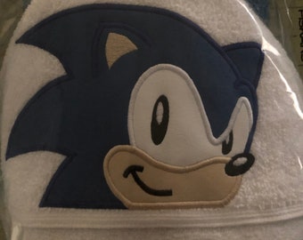 Sonic Hedgehog Towel - Etsy