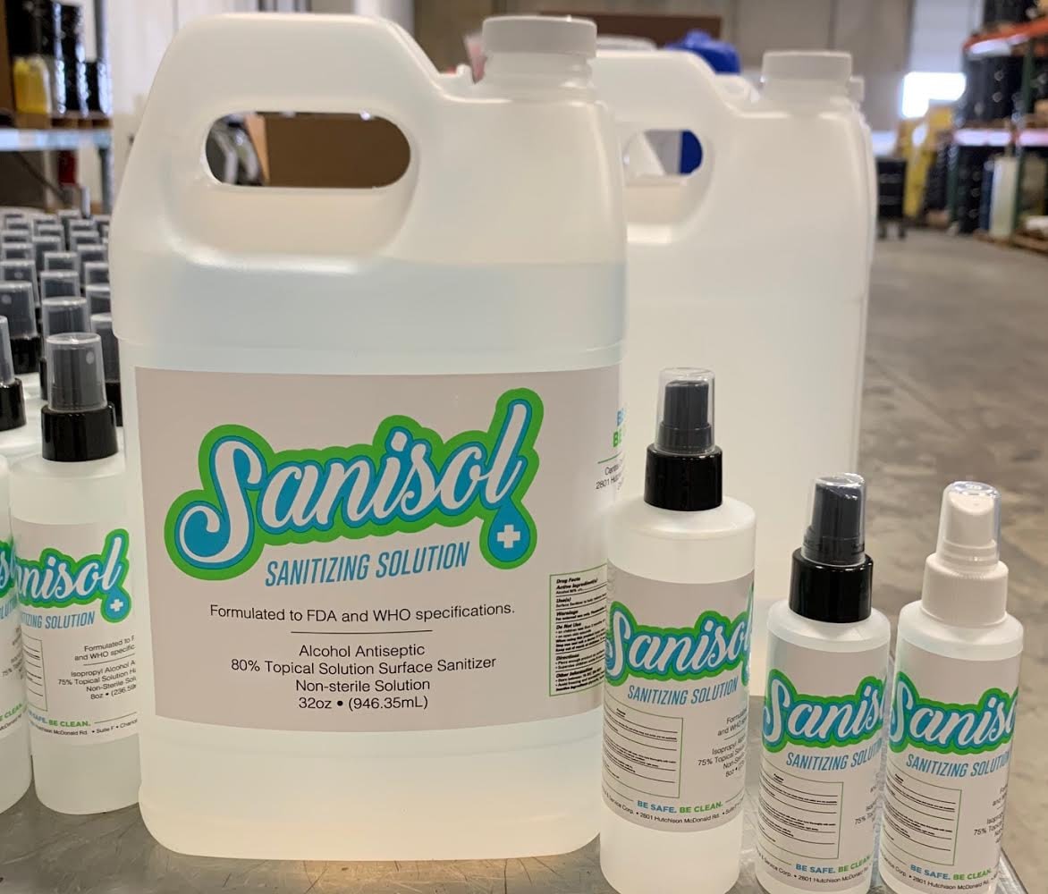 6 Pack Sanisol Sanitizing Solution - Etsy