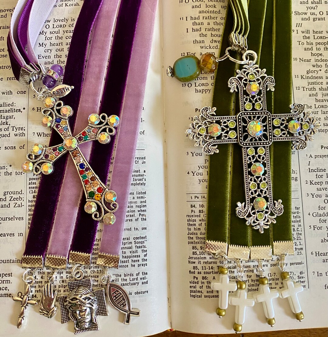 Bible Passage Bookmarks Customizable, Four connected 9 to 12 long thin ...
