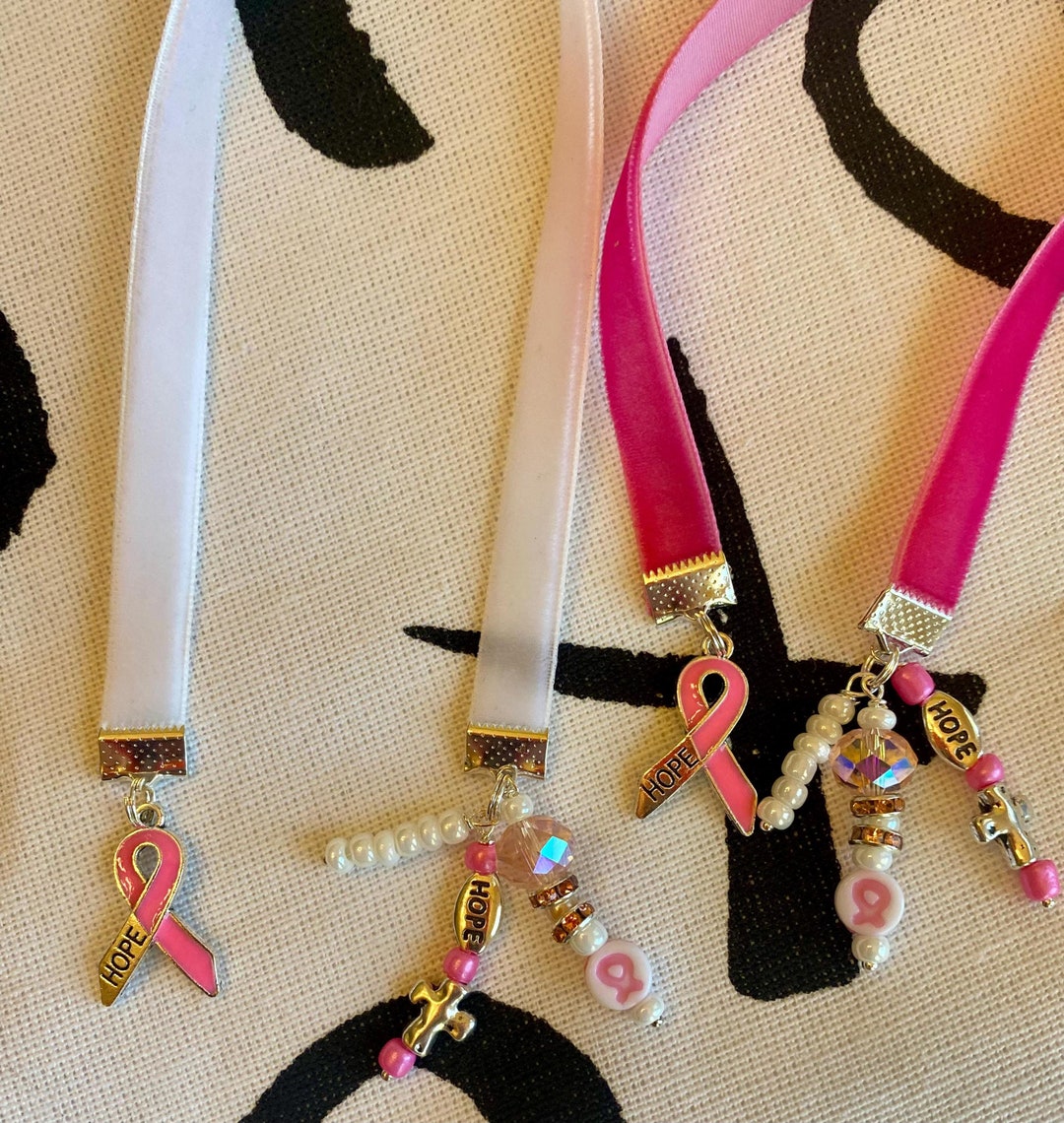 Breast Cancer Awareness, Breast Cancer Support Bookmark Gift, Velvet ...