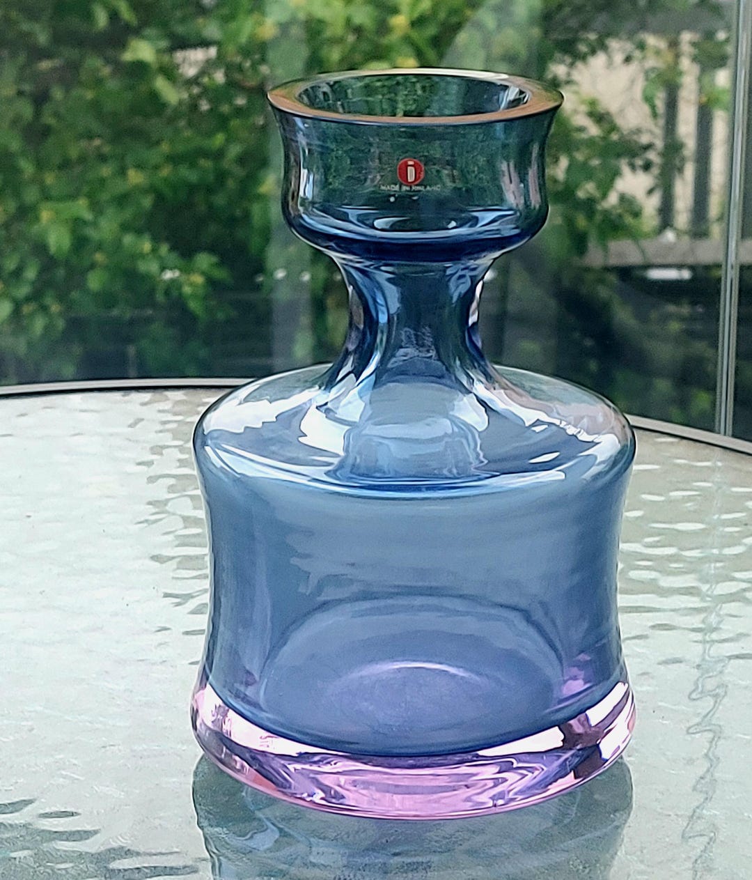 Iittala Blue Wirkkala 3538 Vase - Etsy