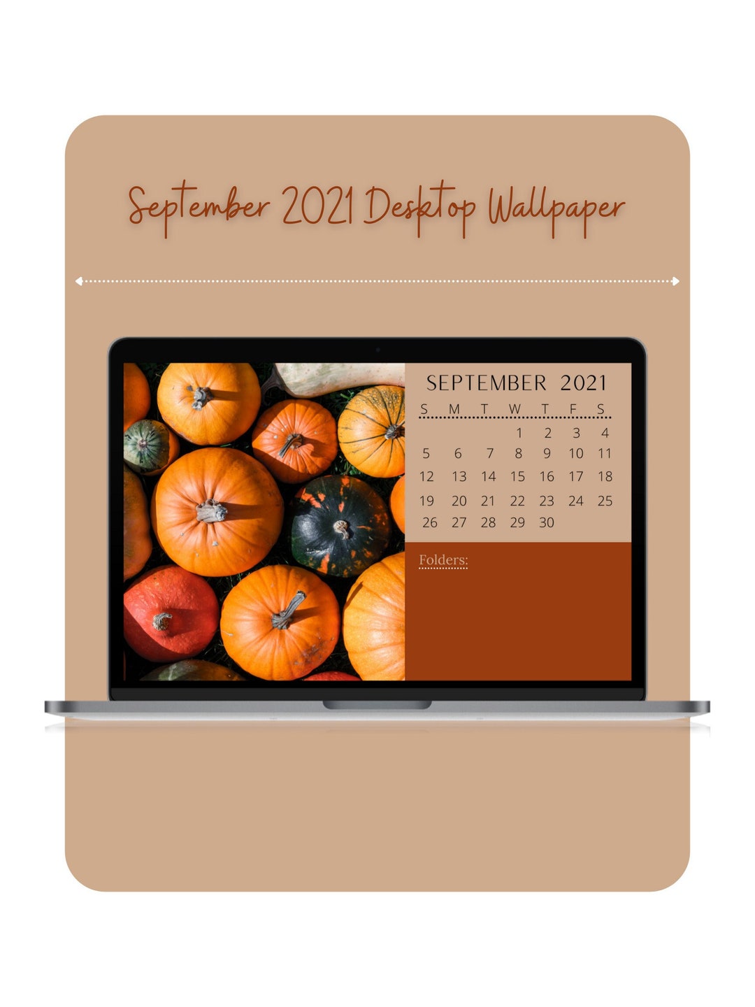 September 2021 Desktop Wallpaper - Etsy