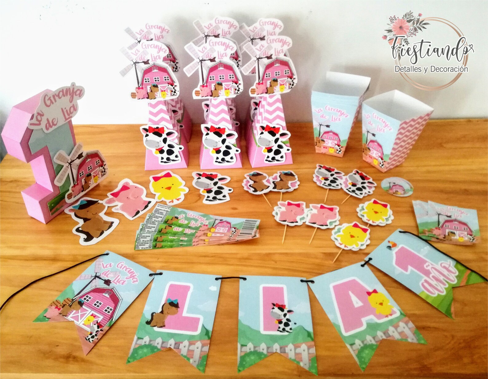 Farm Girl Party Printable Kit Personalized Farm Girl - Etsy