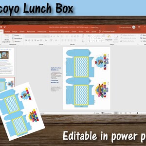 Pocoyo Lunch Party Box - Editable Printable Gift - Etsy