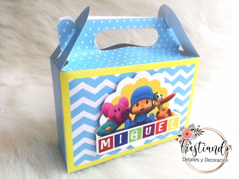 Pocoyo Lunch Party Box - Editable Printable Gift - Etsy