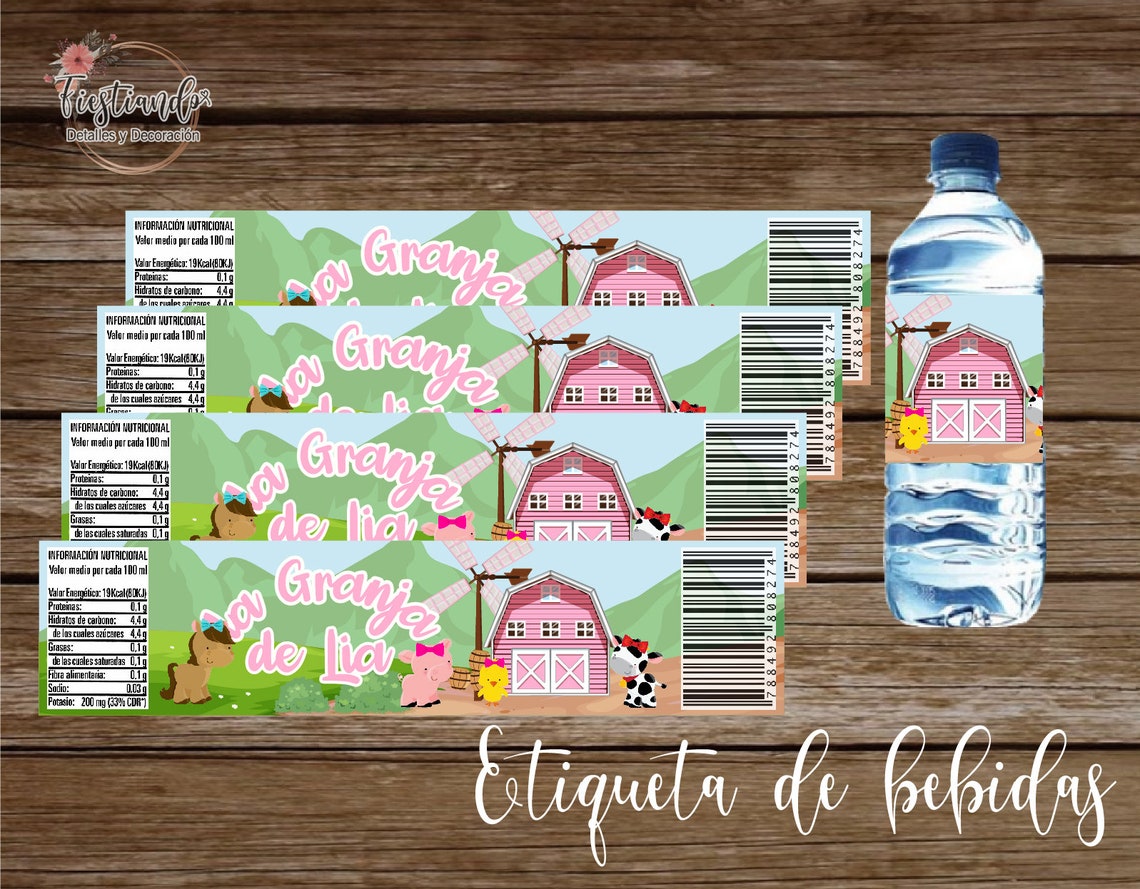 Farm Girl Party Printable Kit Personalized Farm Girl - Etsy