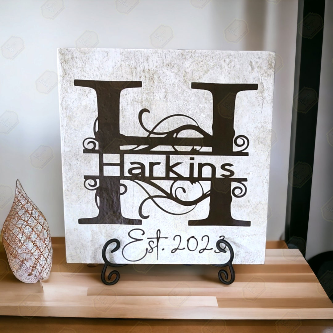 Monogram Ceramic Tile|personalized Ceramic Tiles|custom Ceramic Tile ...