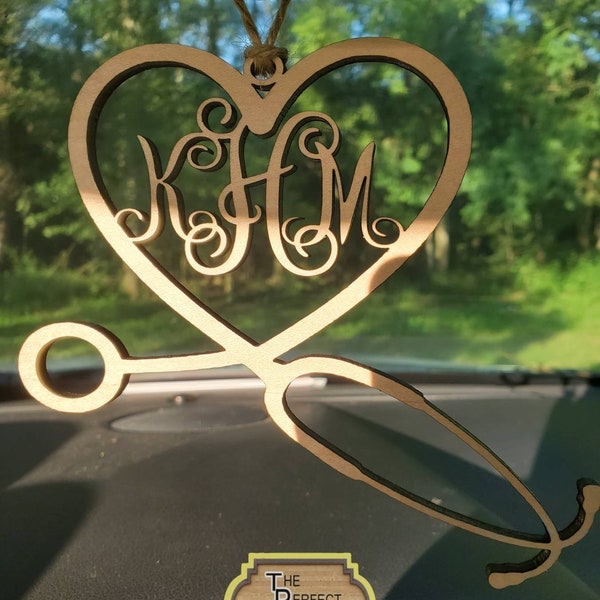 Stethoscope Monogram - Etsy