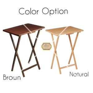 Monogram TV Folding Table|custom Tv Serving Tray|personalized Serving ...
