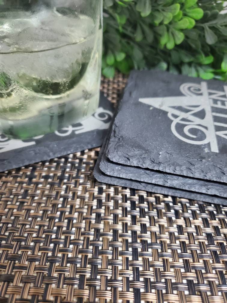 Personalized Slate Coasters Engraved Slate Coasters - Etsy UK