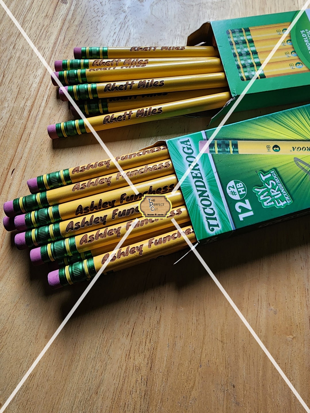 Personalized My First Ticonderoga #2 Pencils | 12 Pack | Chunky Fat My ...