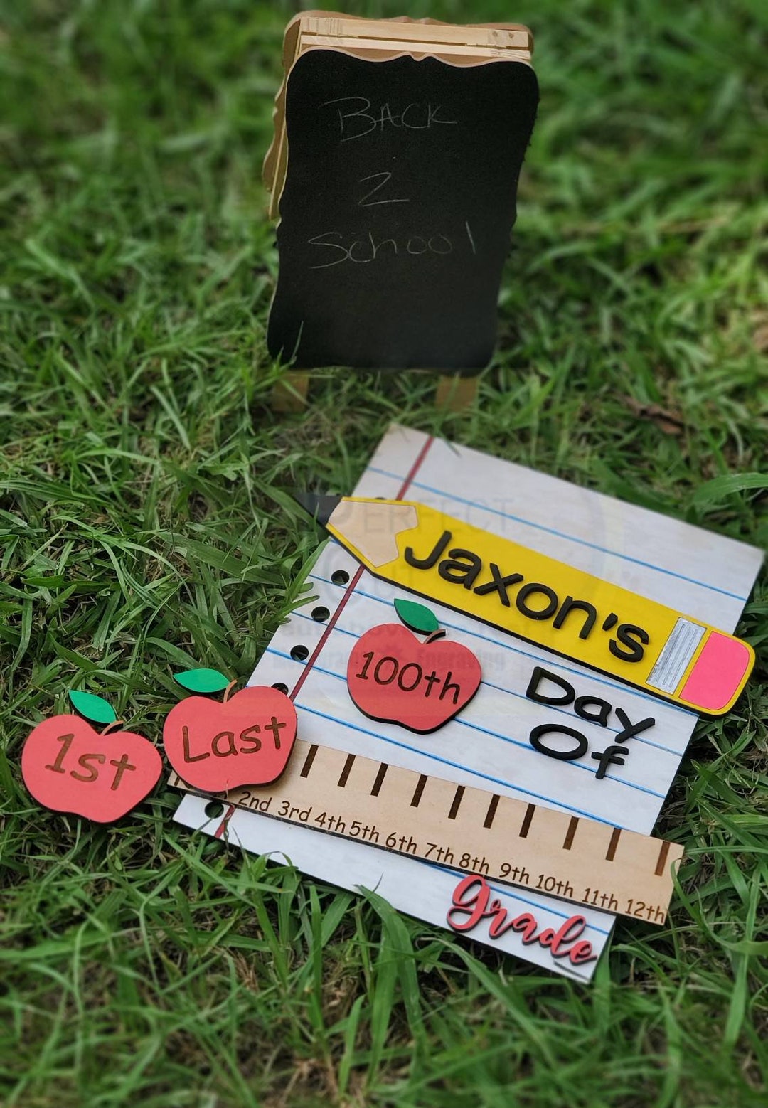 First Day of School Sign, Back to School Sign, Back 2 School Signs, Pre ...