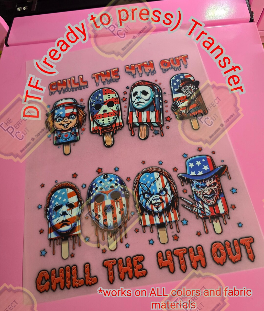 Ready to Press DTF Chill the 4th Out Transfer|teeshirt Transfer|fourth ...