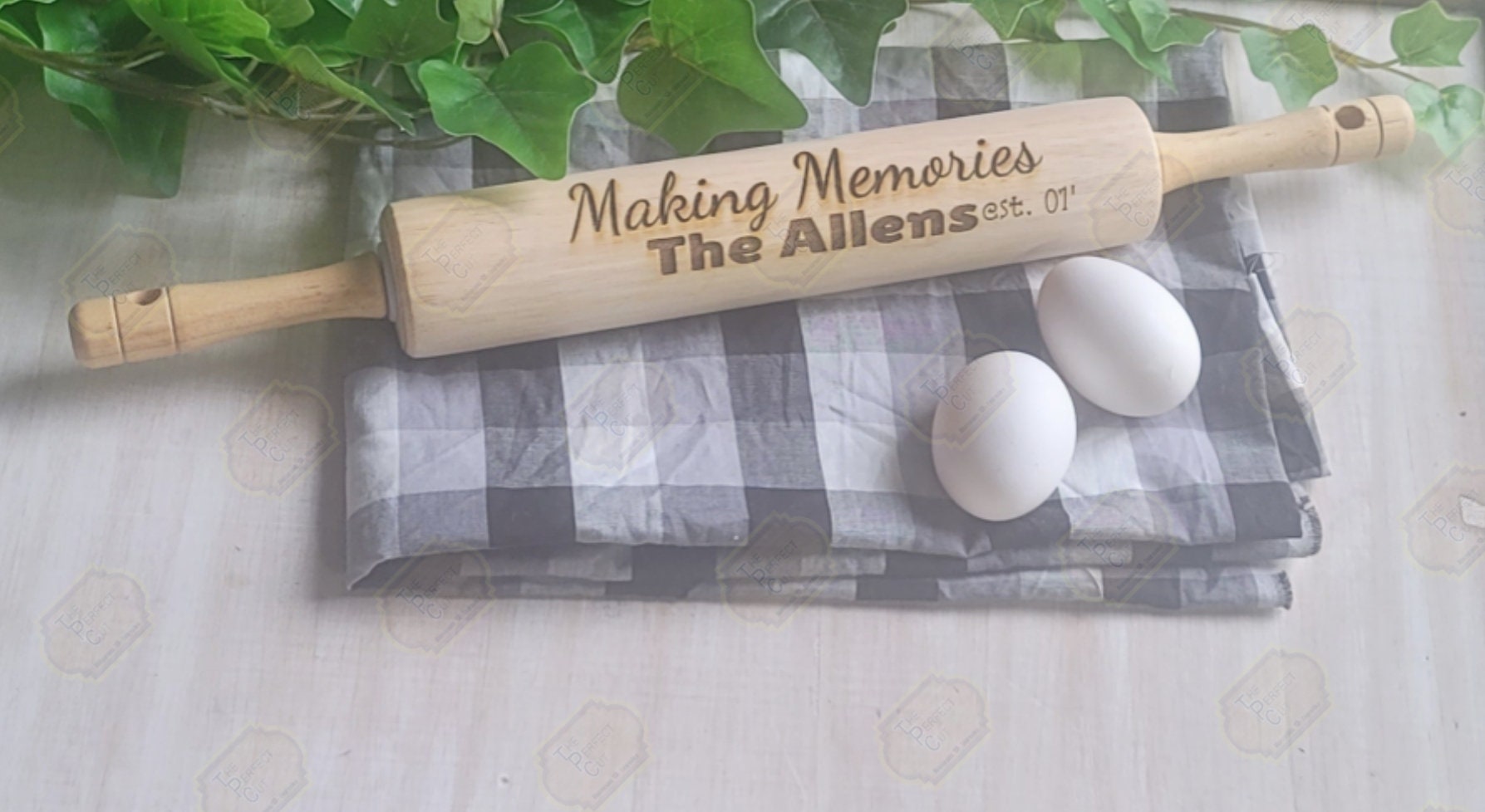 Engraved Custom Rolling Pins|family Name Rolling Pins|personalized ...