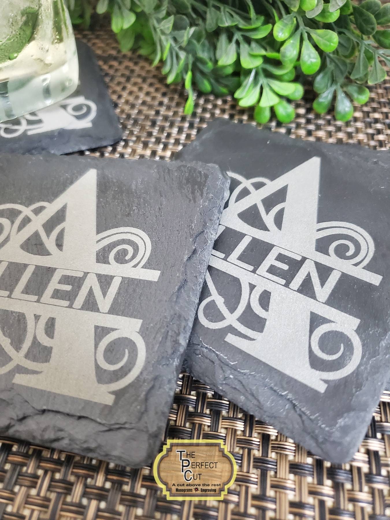 Personalized Slate Coasters Engraved Slate Coasters - Etsy UK