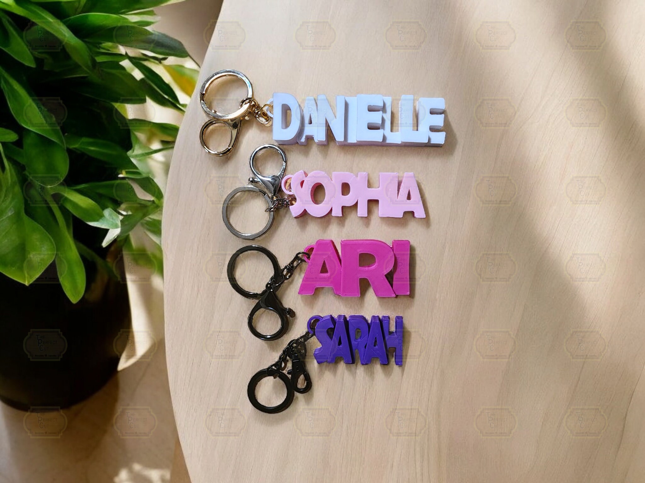 Personalized Name Keychain | Name Tag | Keyring | Bag Charm | 3D ...