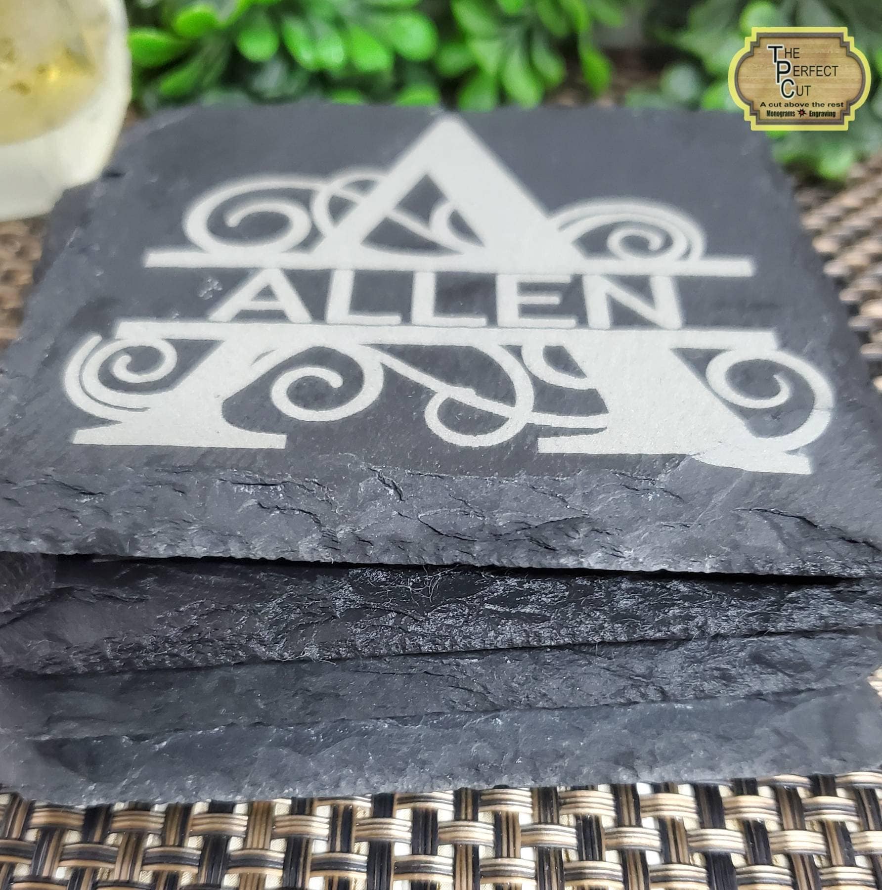 Personalized Slate Coasters Engraved Slate Coasters - Etsy UK