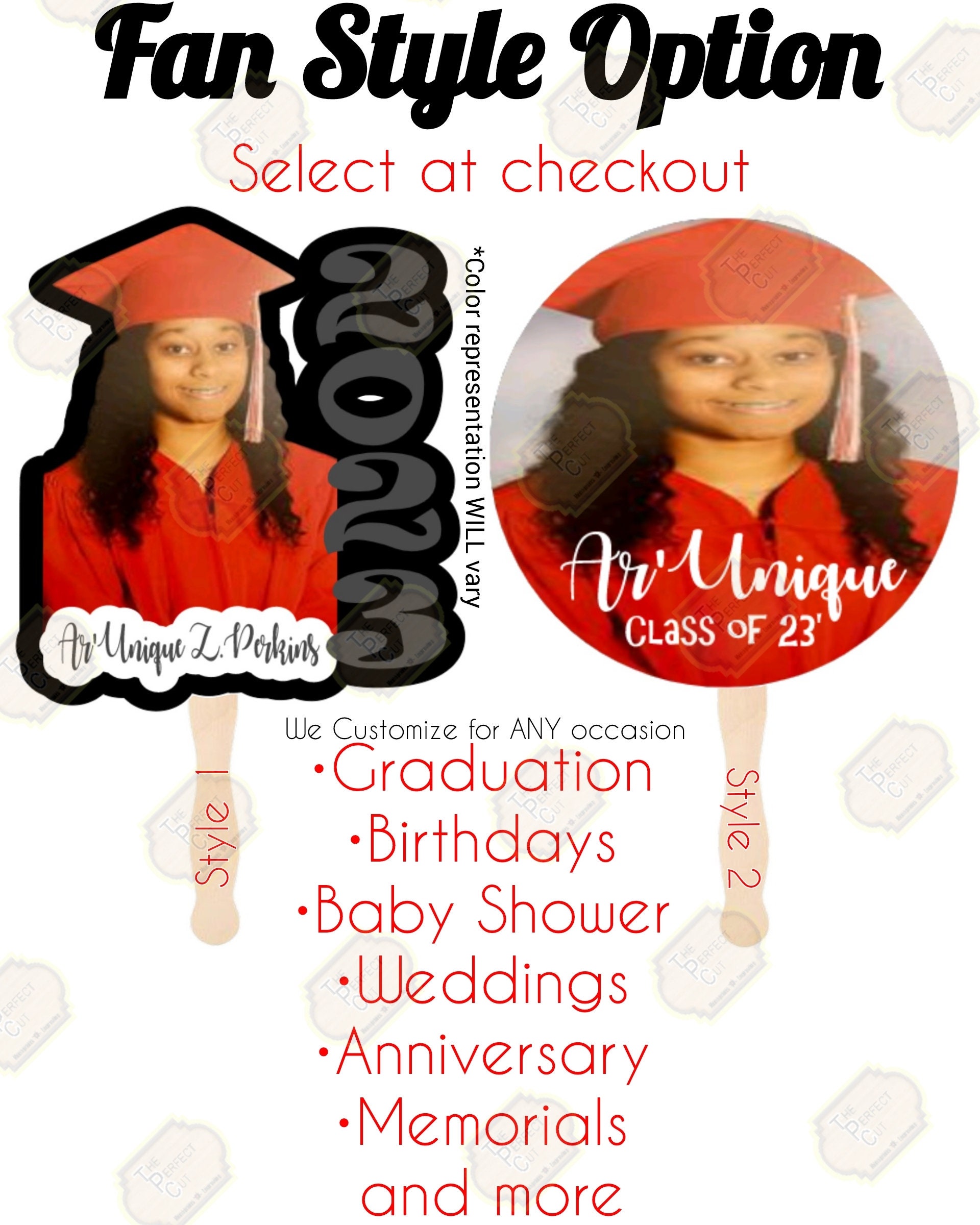 Personalized Hand Fanspersonalized Hand Fan and Button - Etsy