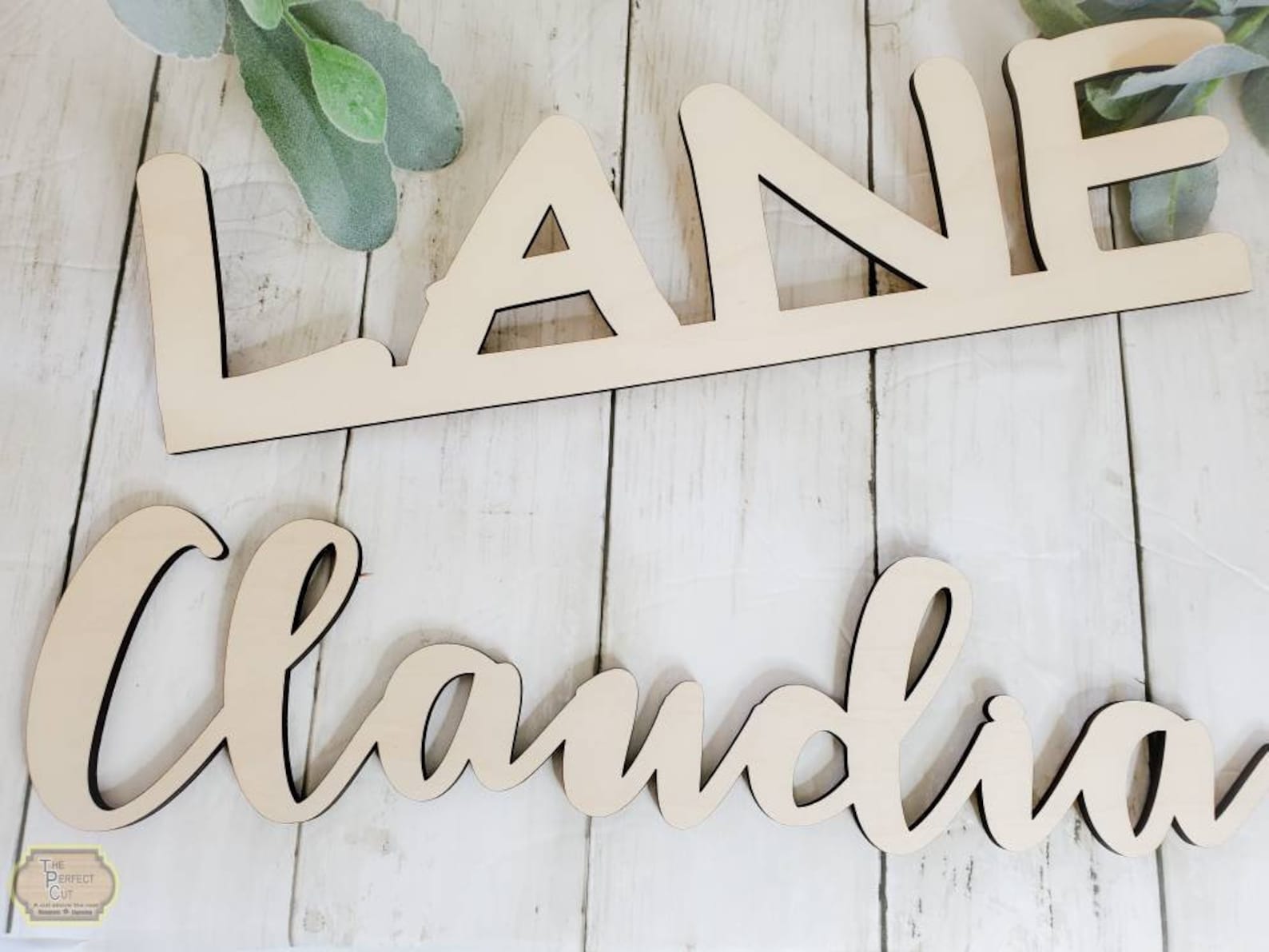 Wooden Name Cutout Wood Name Nursery Name Sign Nursery | Etsy