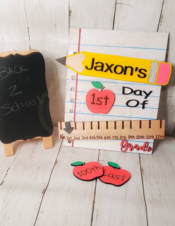 First Day of School Sign Back to School Sign Back 2 School - Etsy