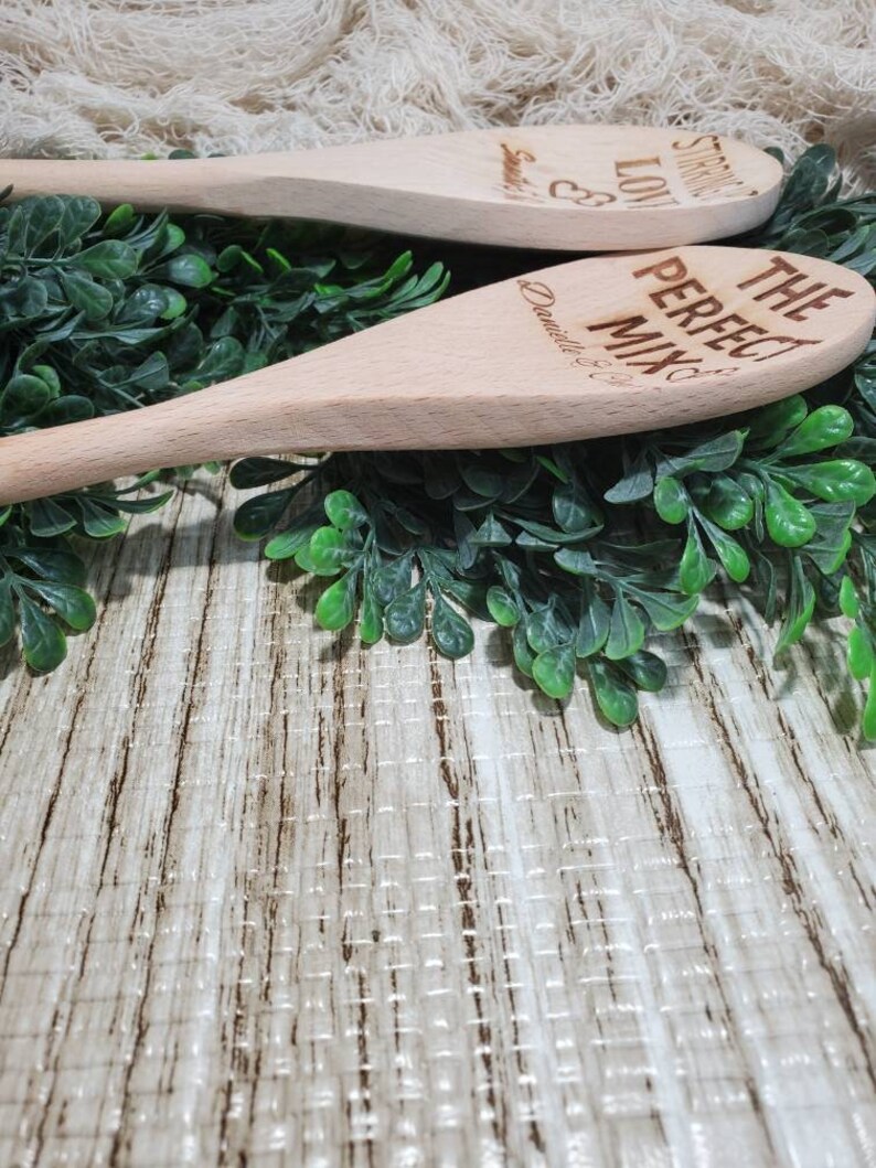 Personalized Wooden Spoon Engraved Wooden Spoon Wedding - Etsy