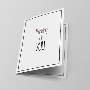 Thinking of You Christian Greeting Card - Etsy