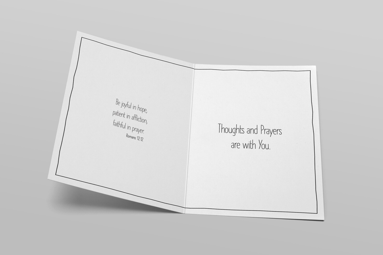 Thinking of You Christian Greeting Card - Etsy